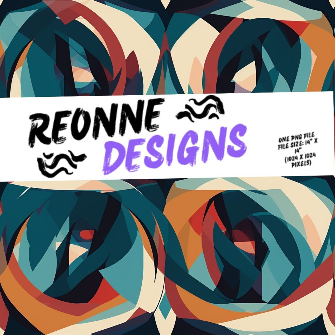 Abstract Tile Seamless Pattern - Etsy