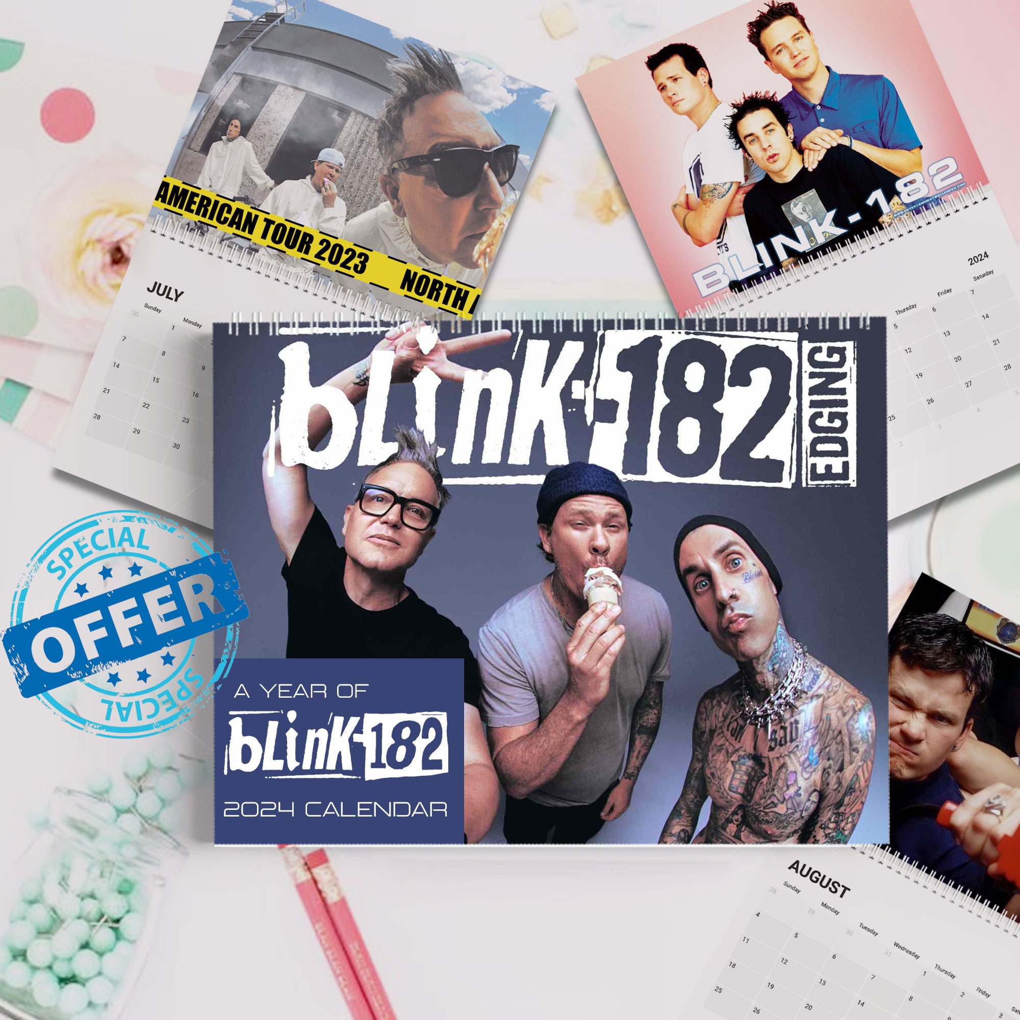 B182 Calendar, B182 One Last Time Tour, B182 World Tour Calendar sold by Pink Complex | SKU ...