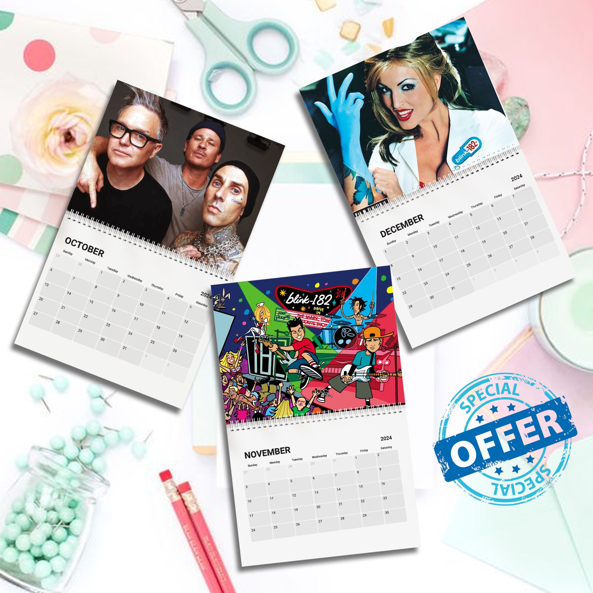 B182 Calendar, B182 One Last Time Tour, B182 World Tour Calendar sold ...