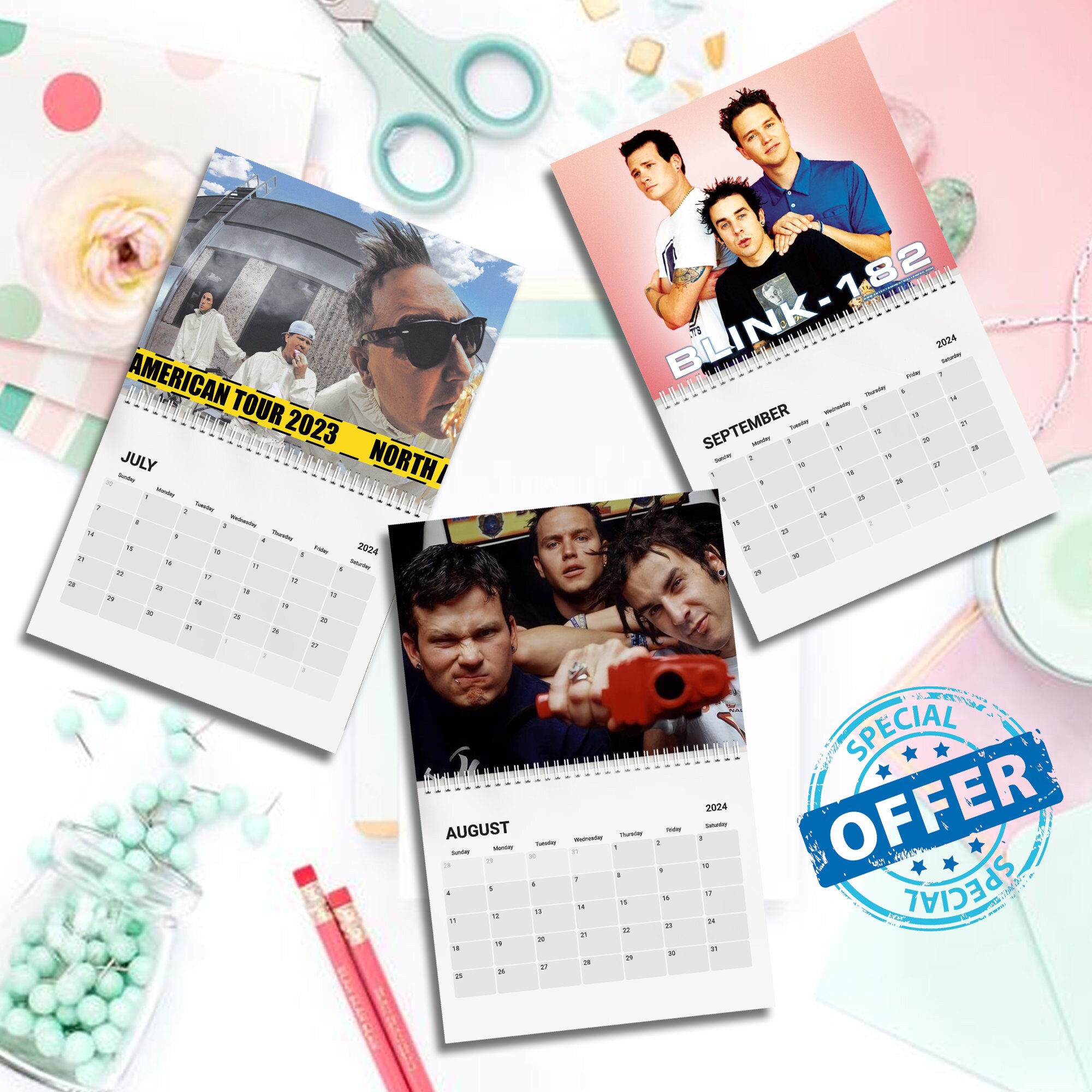 B182 Calendar, B182 One Last Time Tour, B182 World Tour Calendar sold ...