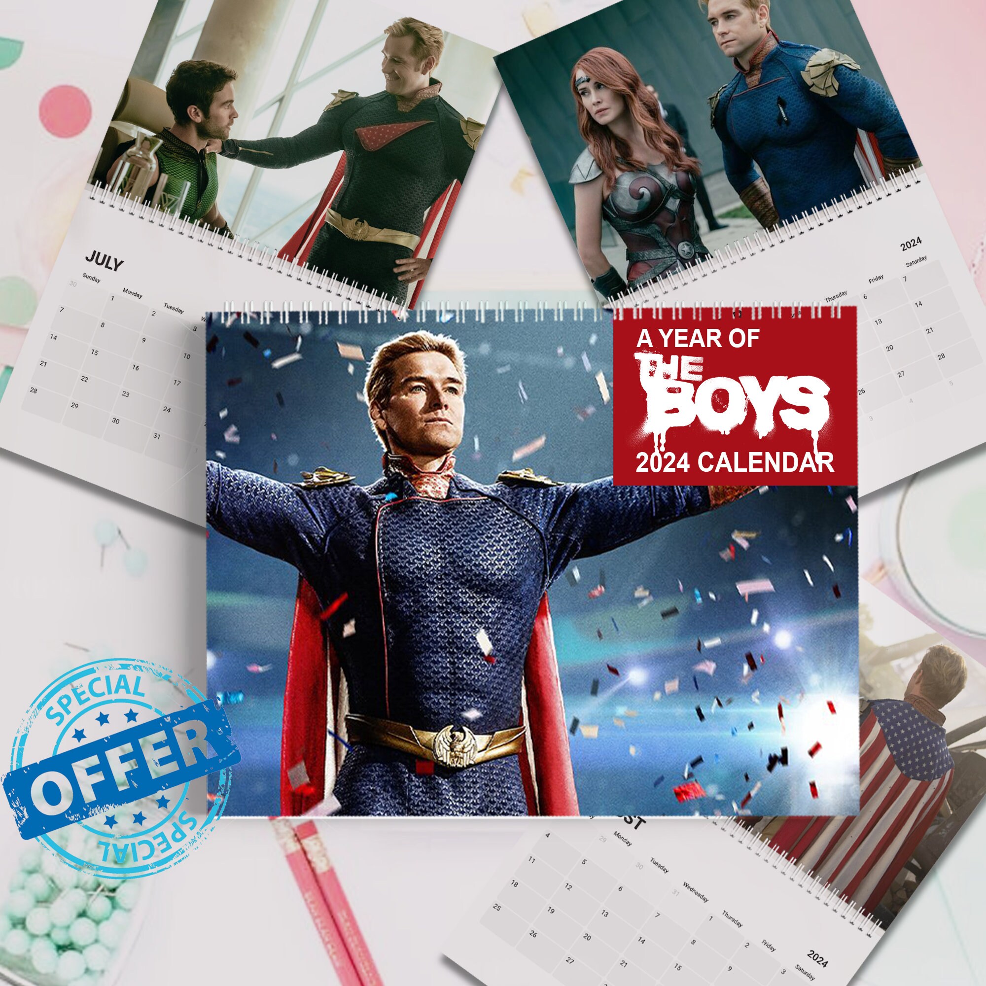 2024 The Boys Desk Calendar, 2024 Calendar sold by Irina Lavrinenko ...