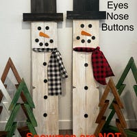 Primitive Snowman Gift Tag Set Decor Wood Blank DIY Kit #779 - Etsy