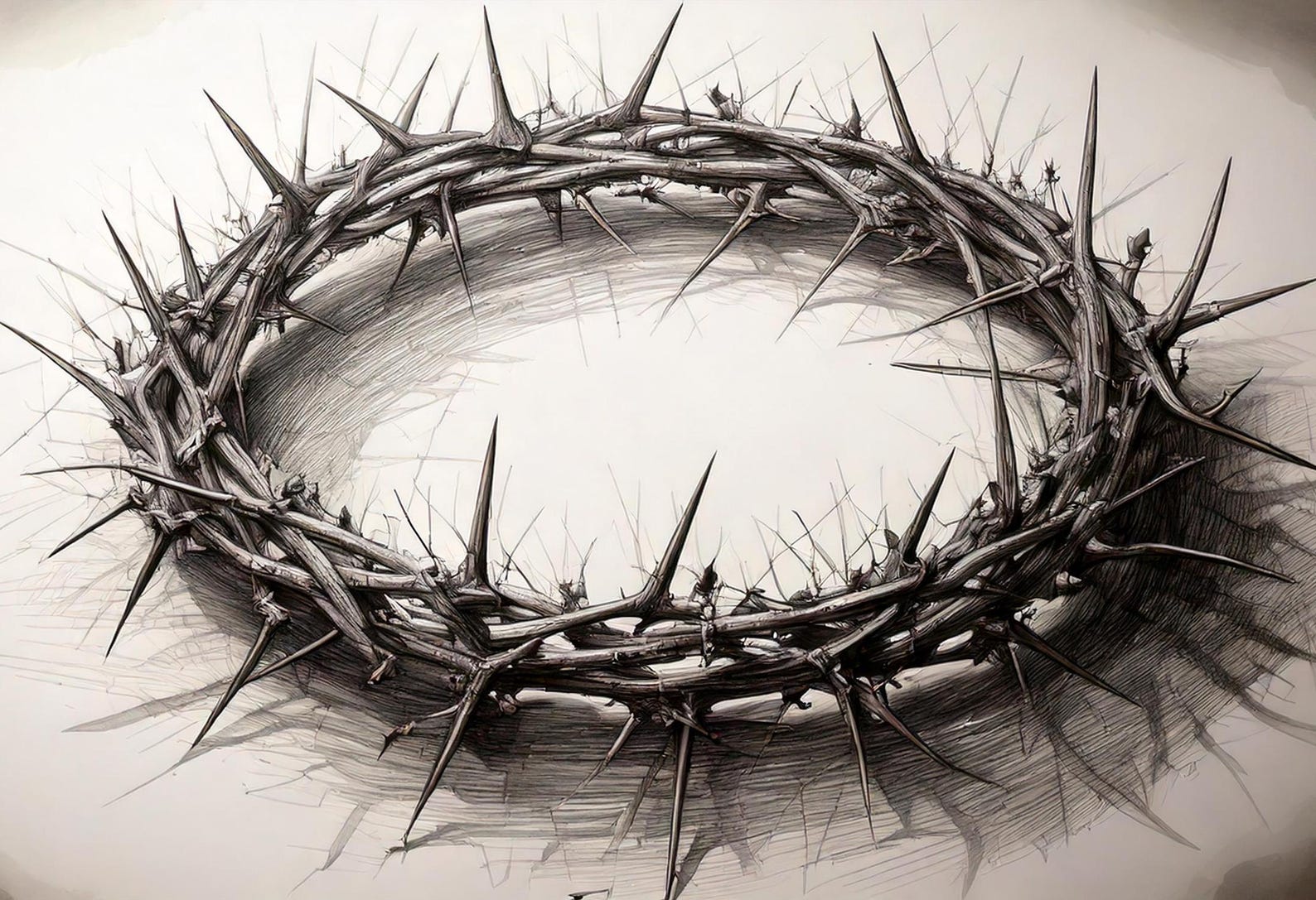 A Crown of Thorns - Digital Art - Etsy