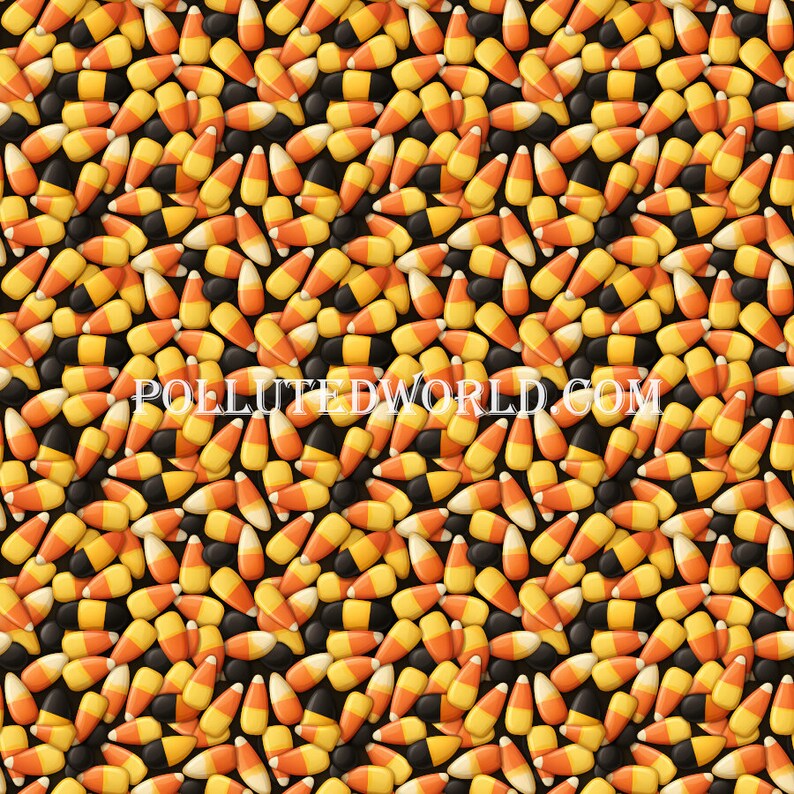 Candy Corn 6 Seamless Pattern Halloween Digital Paper Image 300 Dpi - Etsy