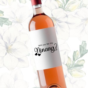 Will You Be My Ninang Svg | Digital Download | Will You Be My Godmother ...