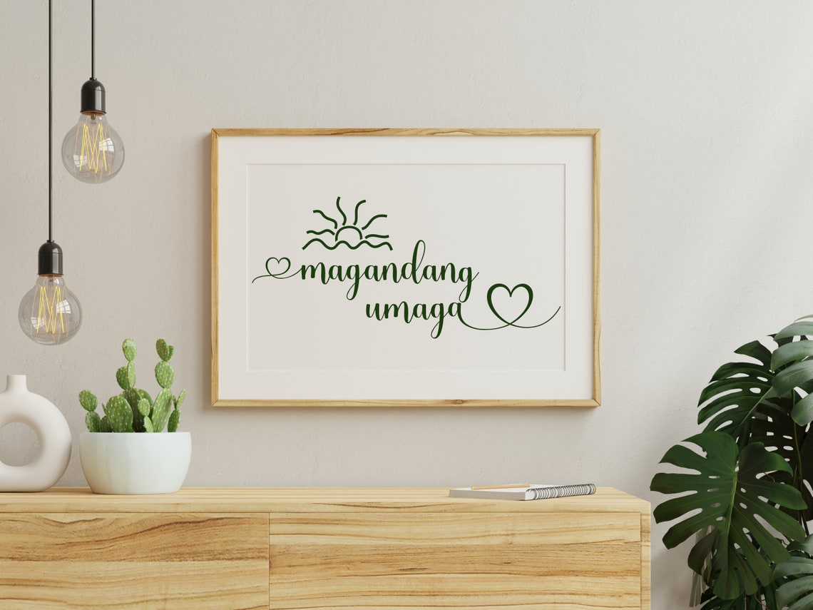 Magandang Umaga Svg | Digital Download | Filipino Good Morning | Svg ...