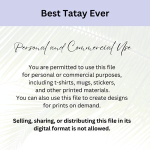 Best Tatay Ever Svg | Digital Download | Filipino Dad | Happy Father's ...