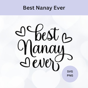 Best Nanay Ever Svg | Best Mom Ever Svg | Digital Download | Filipino ...