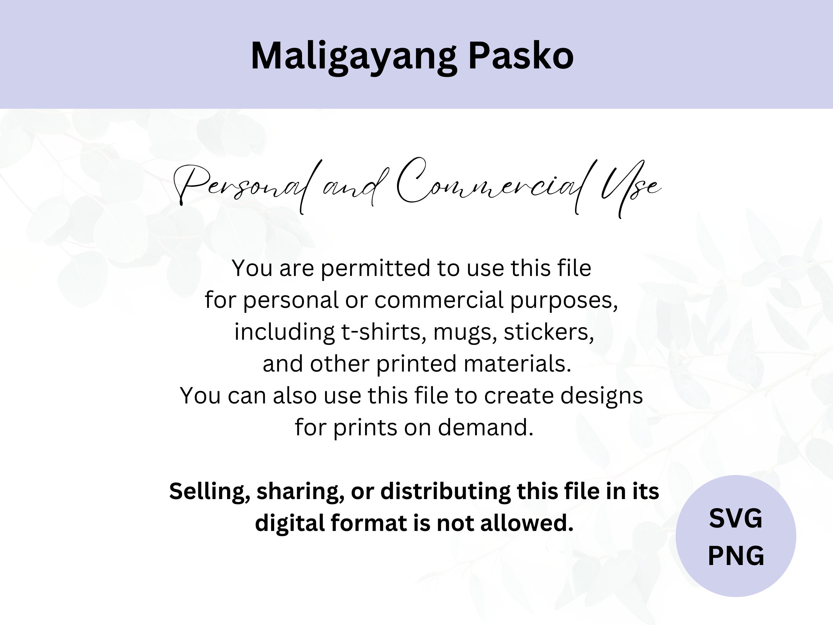 Maligayang Pasko Svg Digital Download Filipino Merry Christmas Filipino ...
