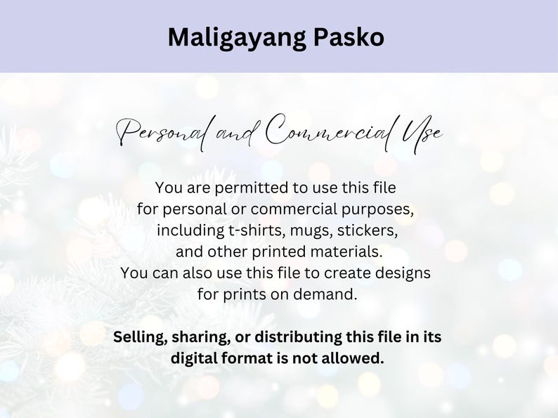 Maligayang Pasko Svg | Digital Download | Filipino Merry Christmas ...