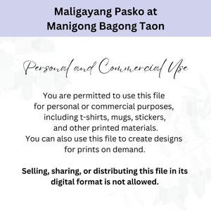 Maligayang Pasko at Manigong Bagong Taon Svg | Digital Download | Merry ...