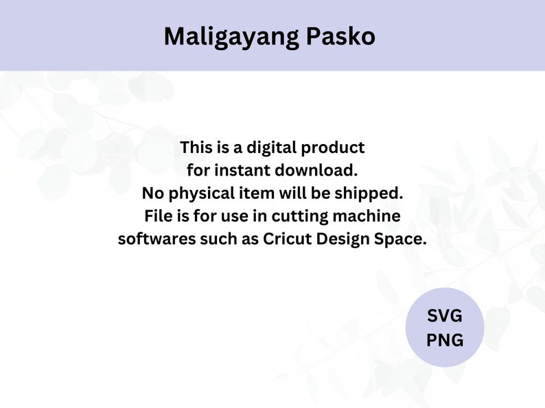 Maligayang Pasko Svg | Filipino Merry Christmas | Digital Download ...