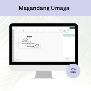Magandang Umaga Svg | Digital Download | Filipino Good Morning | Svg ...