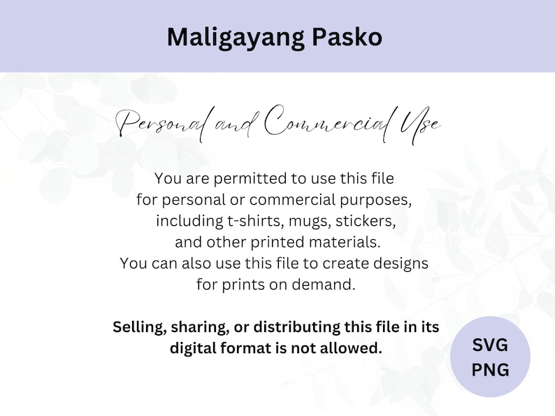 Maligayang Pasko Svg | Filipino Merry Christmas | Digital Download ...