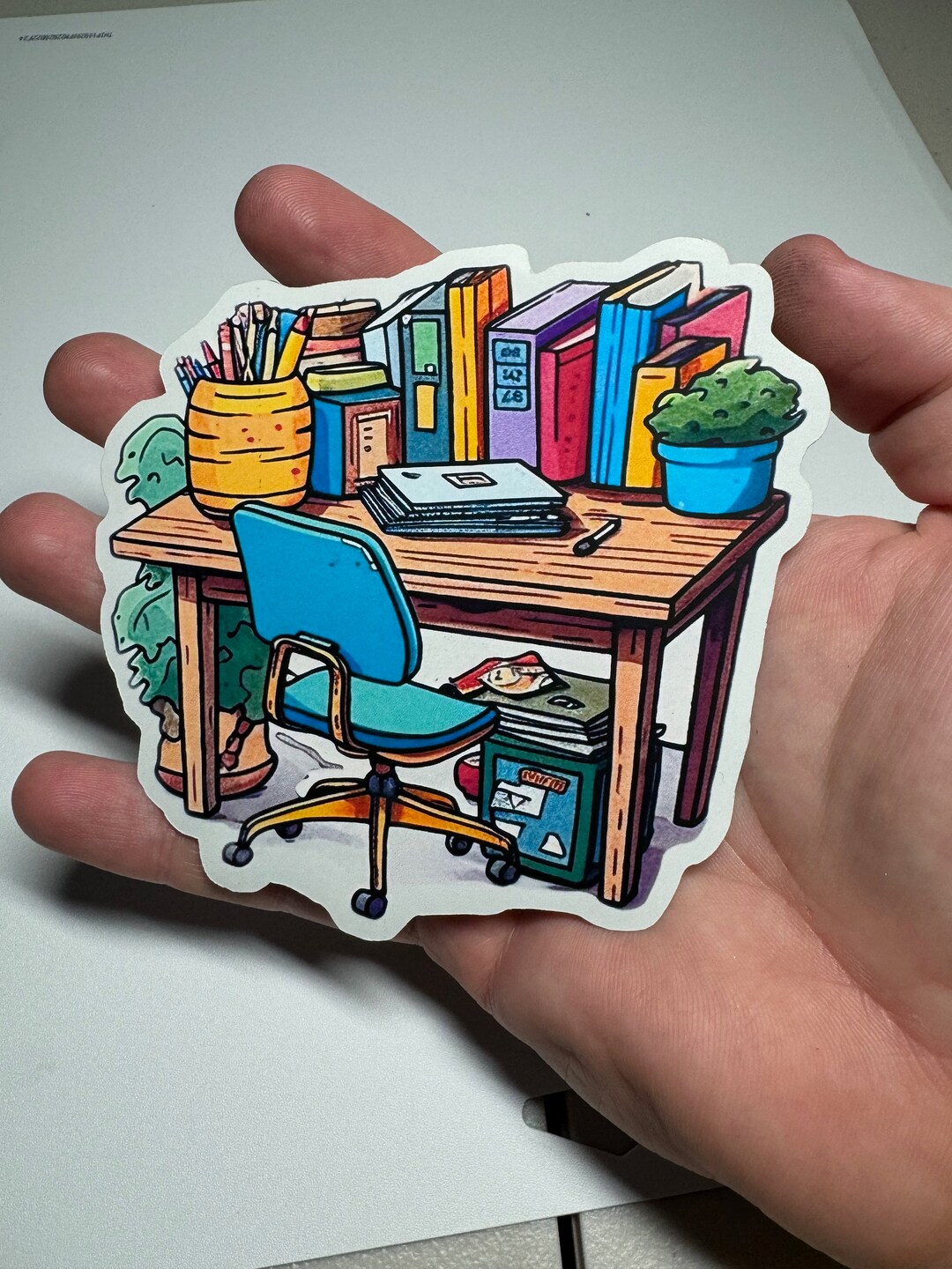 Study Desk Sticker - Etsy