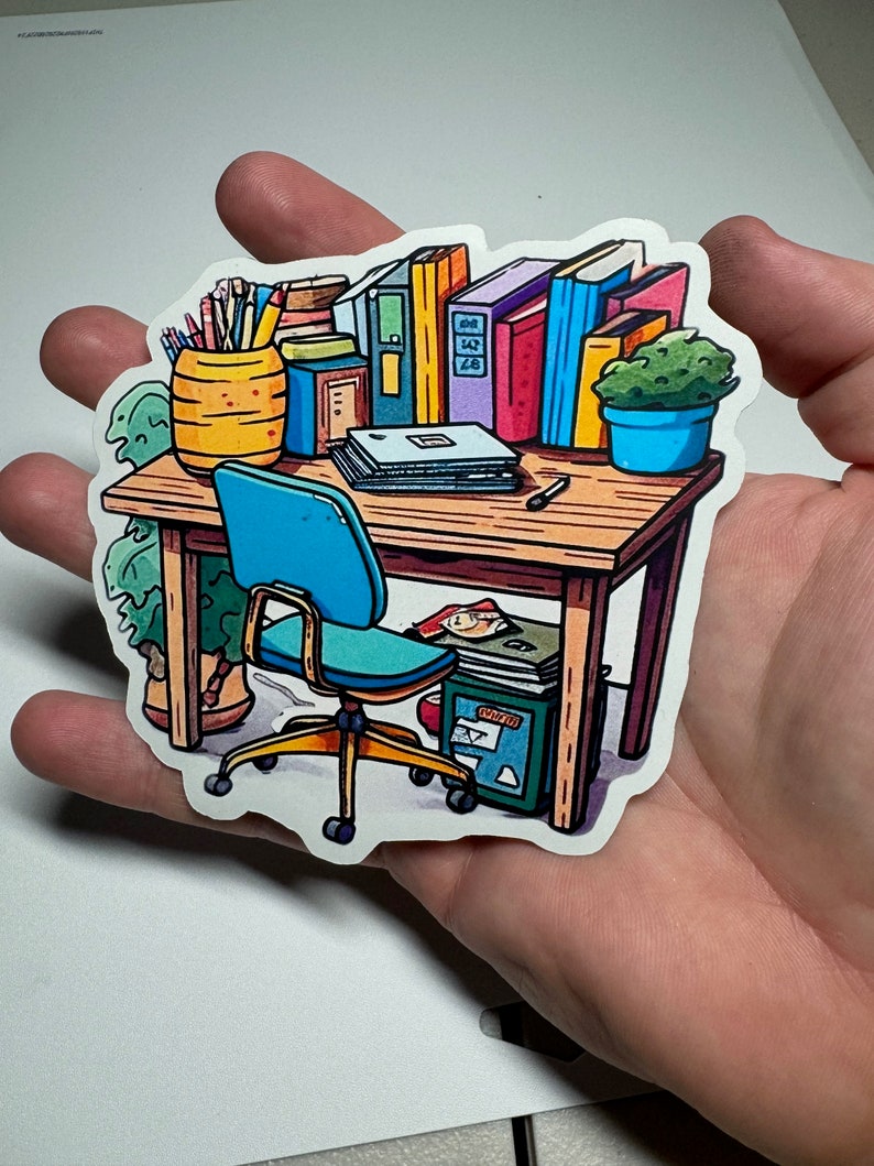 Study Desk Sticker - Etsy