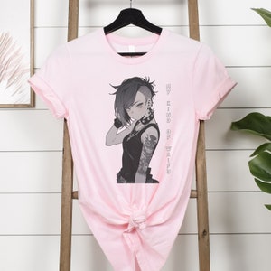 My Kind of Waifu Anime Girl T-shirt, Cute Punk Rock Woman Shirt, Kawaii ...