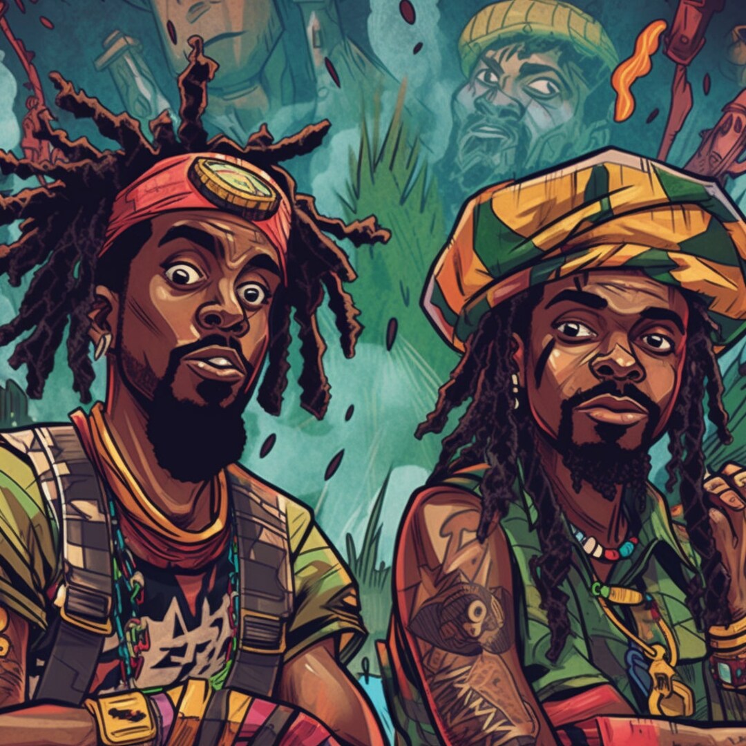 Earthgang Cartoons Digital Comic Art - Etsy