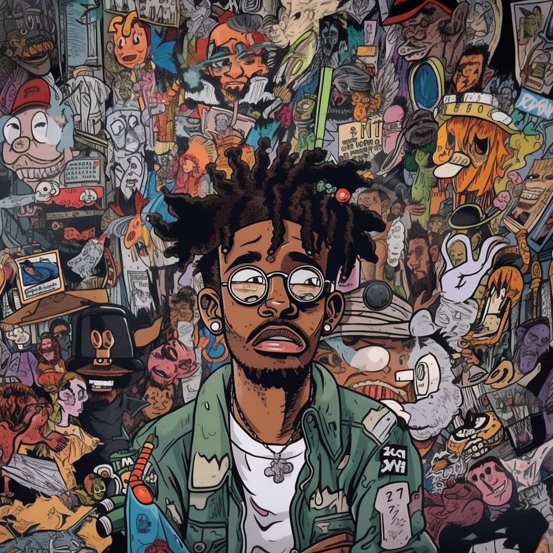 Don Toliver Abstract Comic Art - Etsy