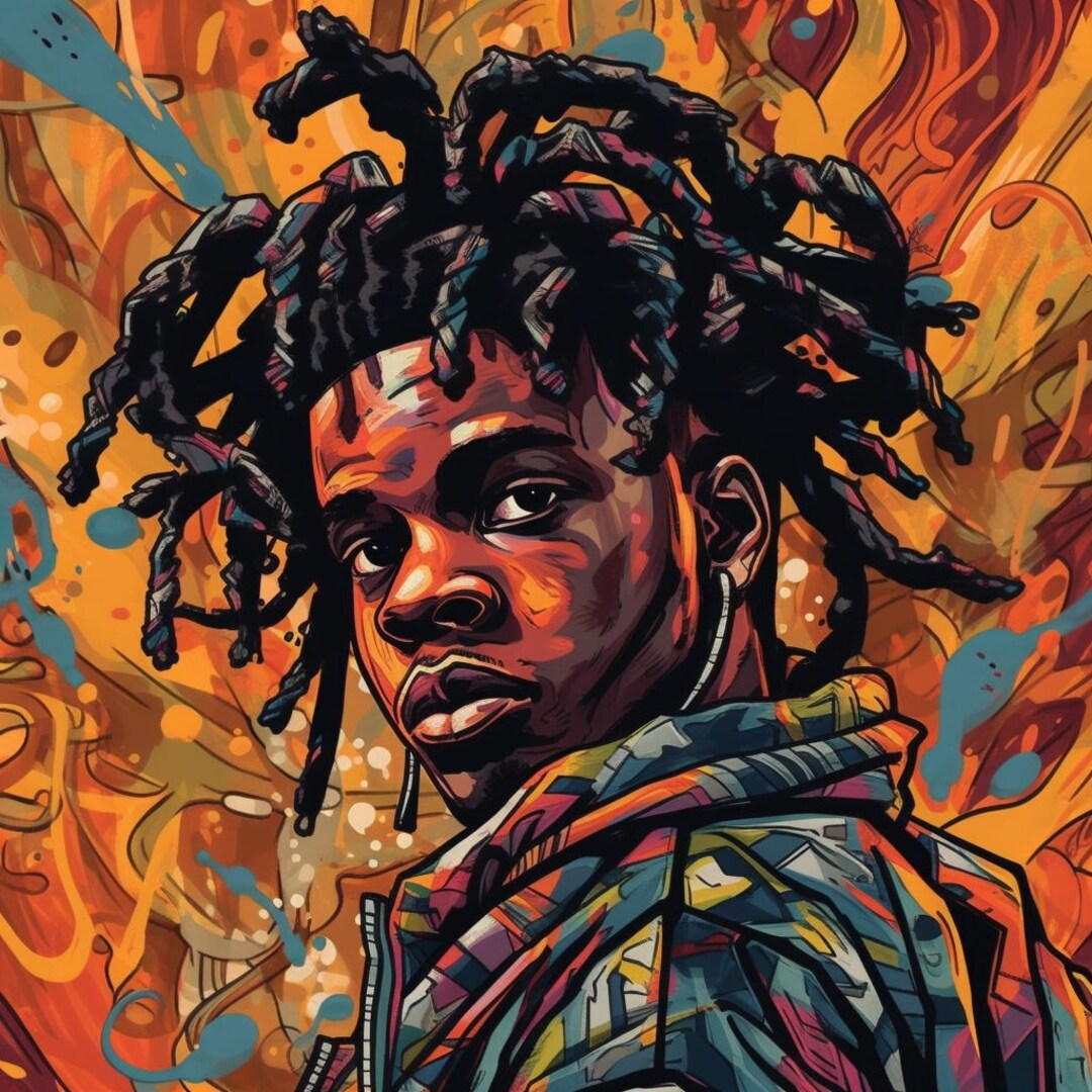 Denzel Curry Abstract Digital Art - Etsy