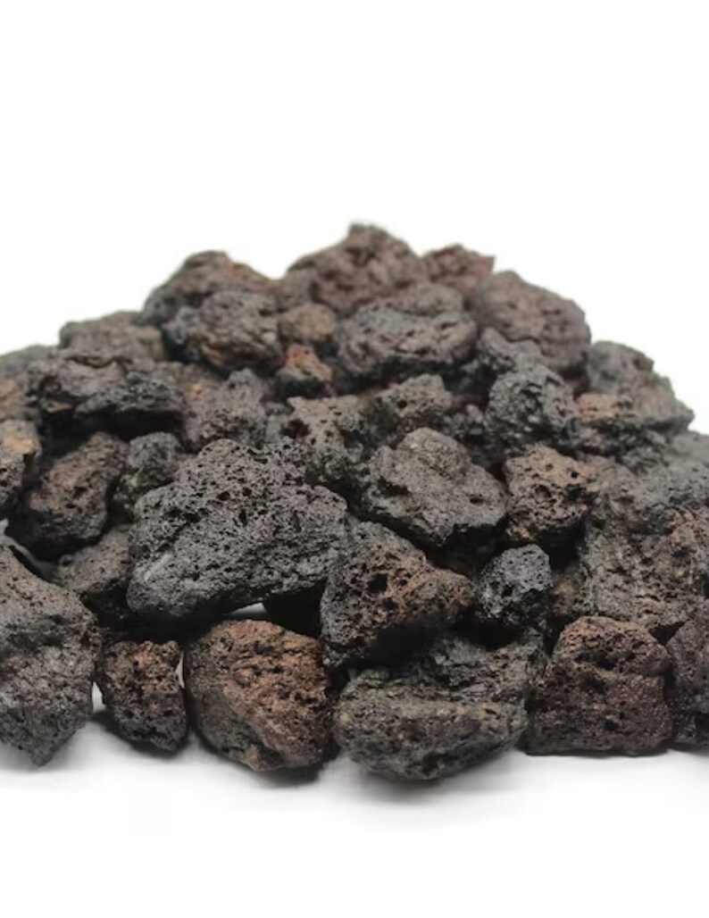 Black Lava Rocks 3 Lb - Etsy