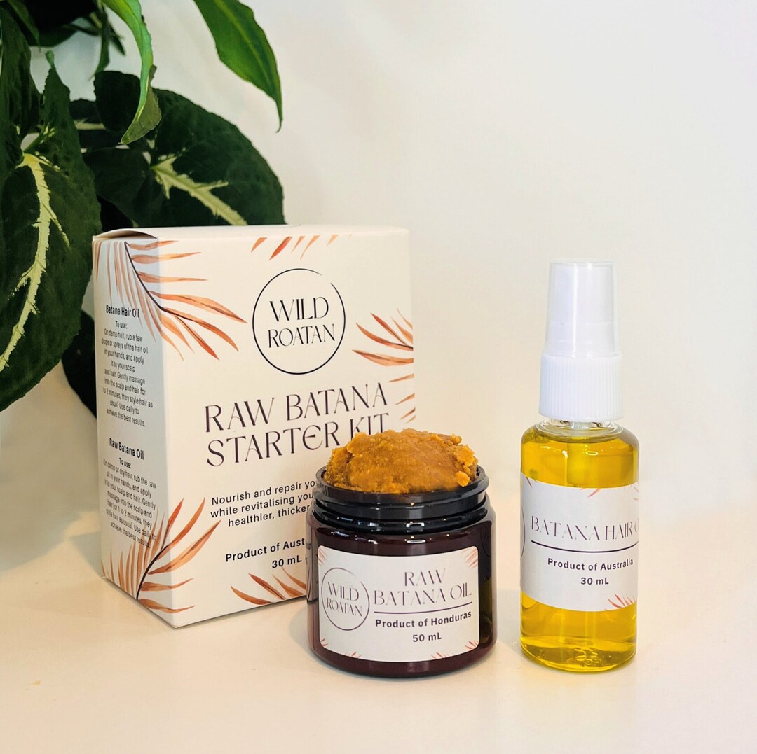 Raw Batana Oil Starter Kit - Etsy