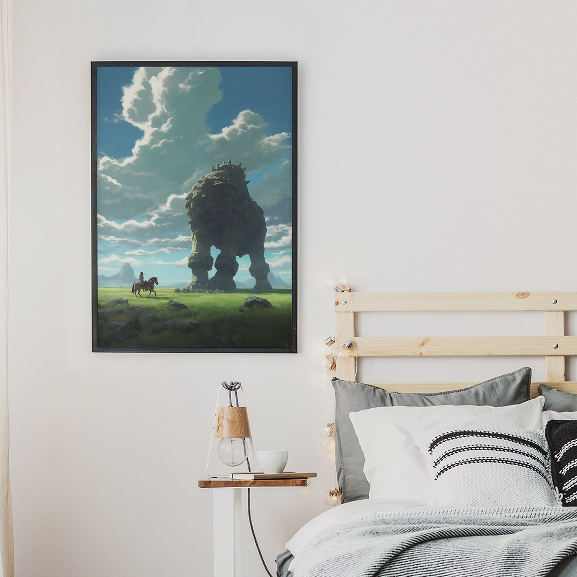 Shadow Colossus Poster Art Digital Download, Shadow of the Colossus ...