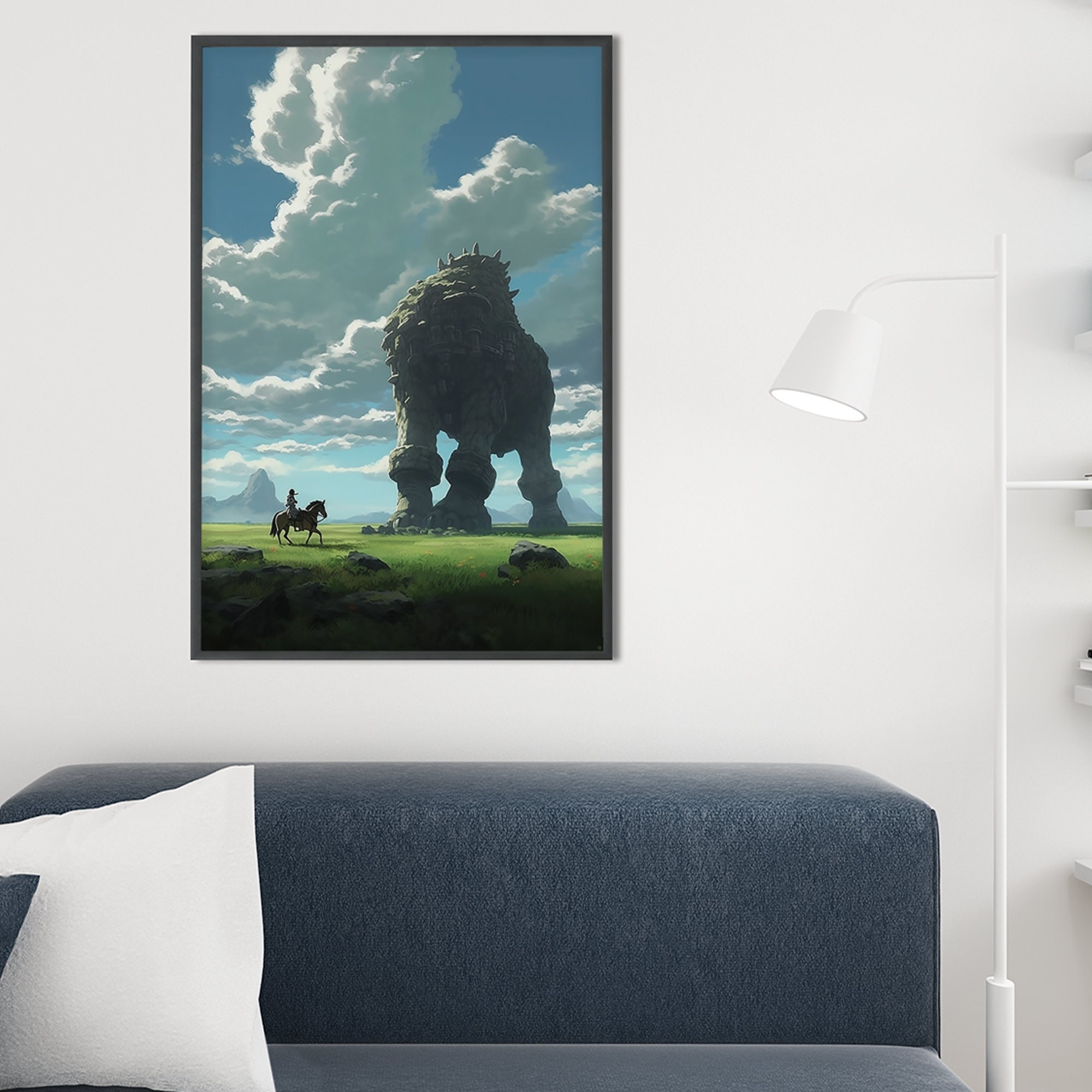 Shadow Colossus Poster Art Digital Download, Shadow of the Colossus ...