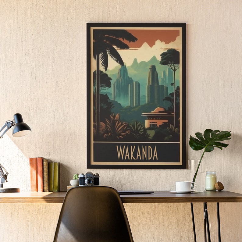 Wakanda Inspired Art, Wakanda Forever File Digital Download, Fictional ...