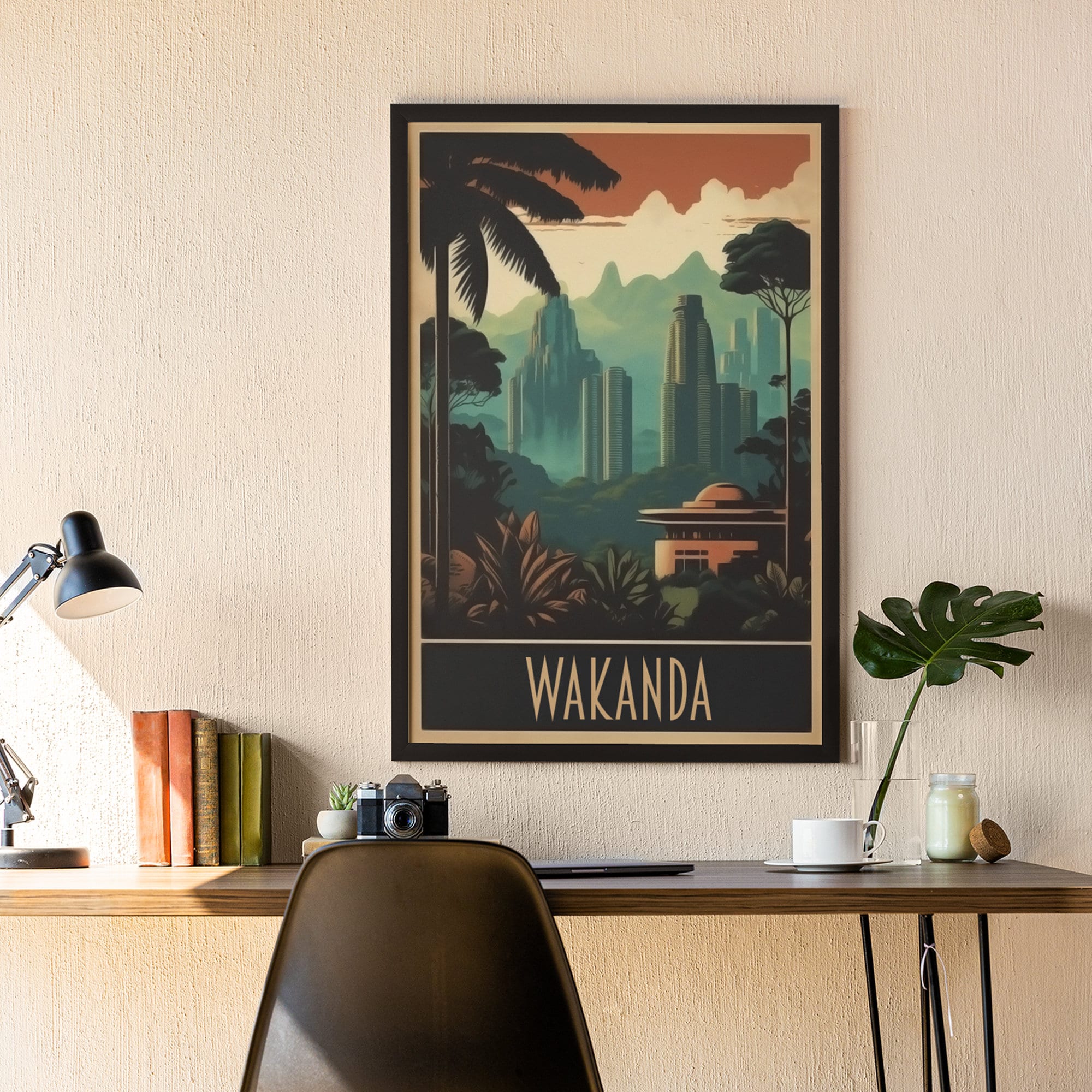 Wakanda Inspired Art, Wakanda Forever File Digital Download, Fictional ...