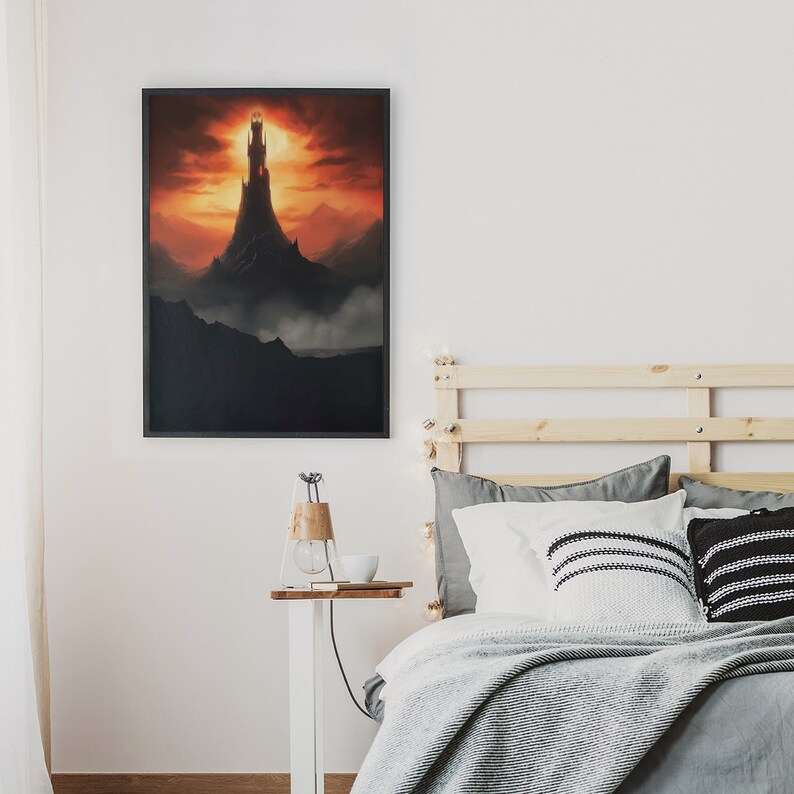 Visit Mordor Poster Lord of the Rings Poster Inspired Art - Etsy