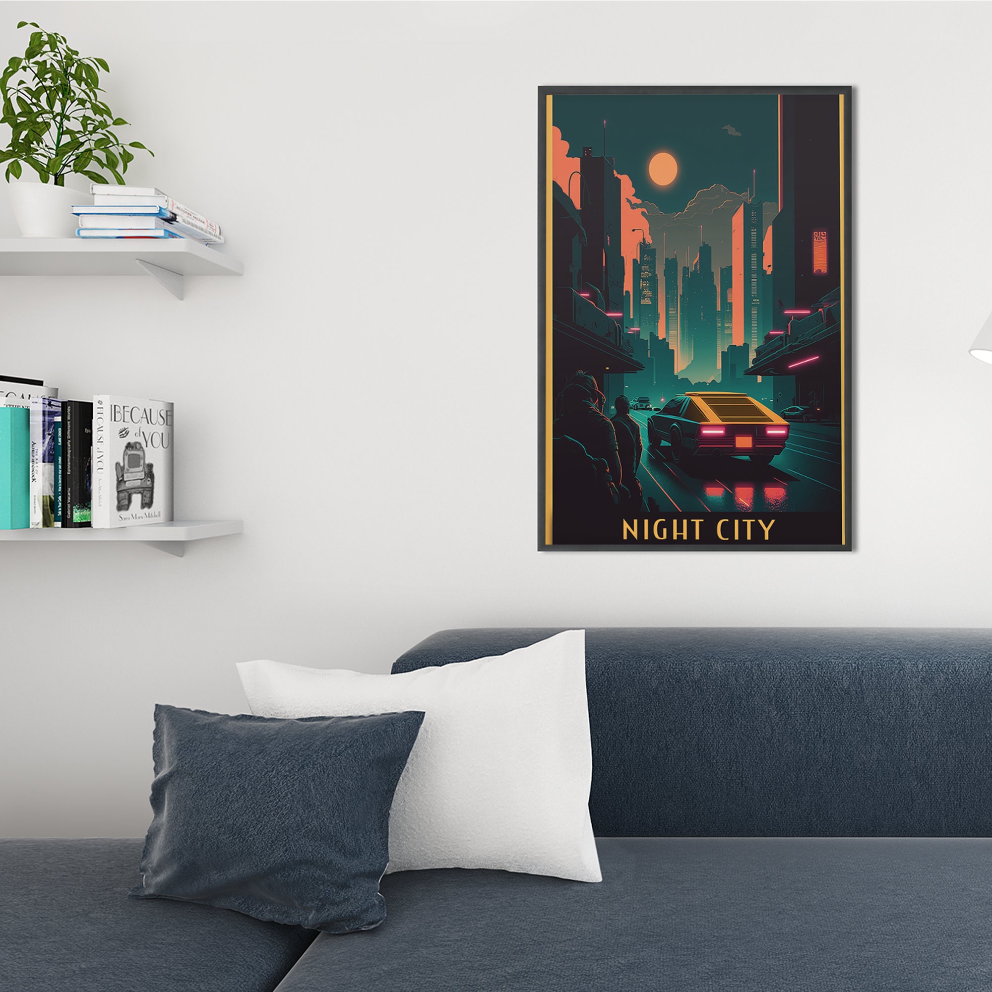 Cyberpunk Edgerunners Inspired Poster Vintage Travel, Cyber Punk Art ...