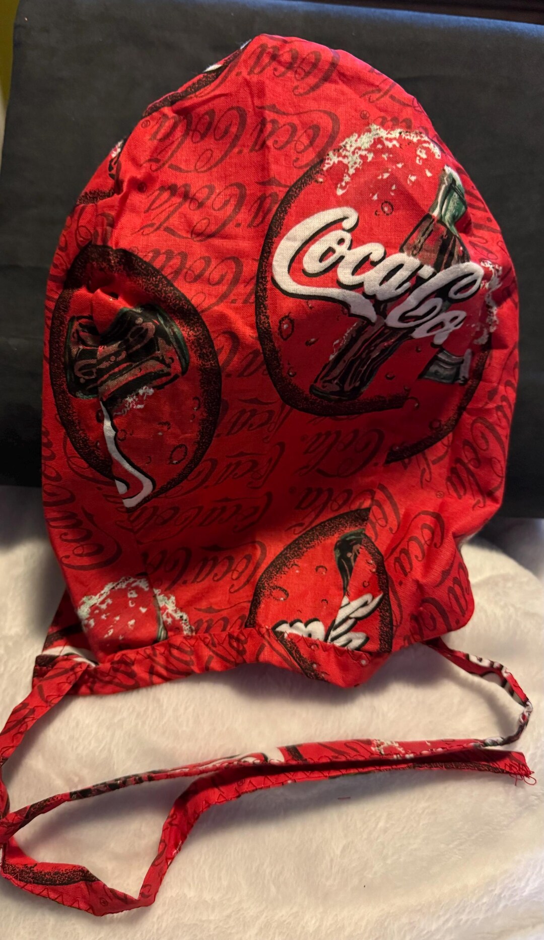 Coca Cola Themed Scrub Cap - Etsy