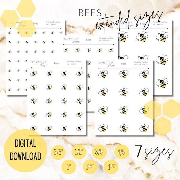 Bee Transfers - Etsy