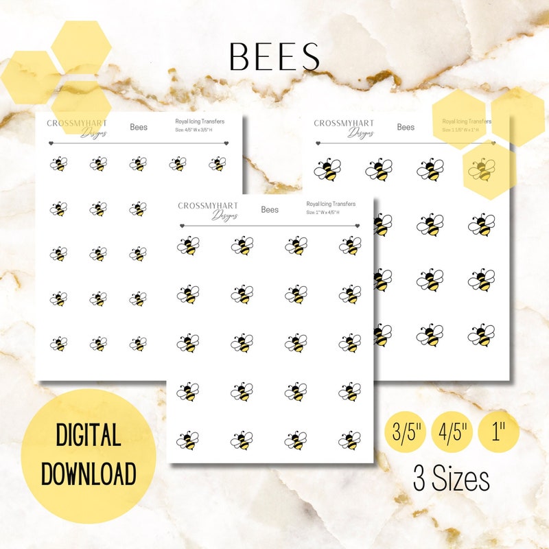 Bee Transfers - Etsy