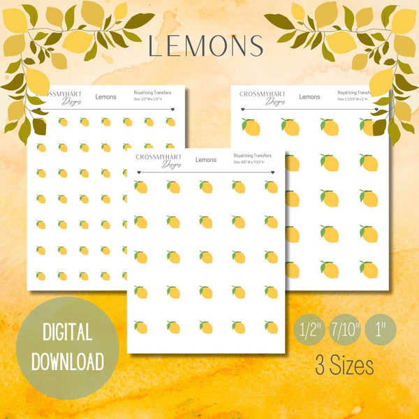Yellow Lemon - Etsy