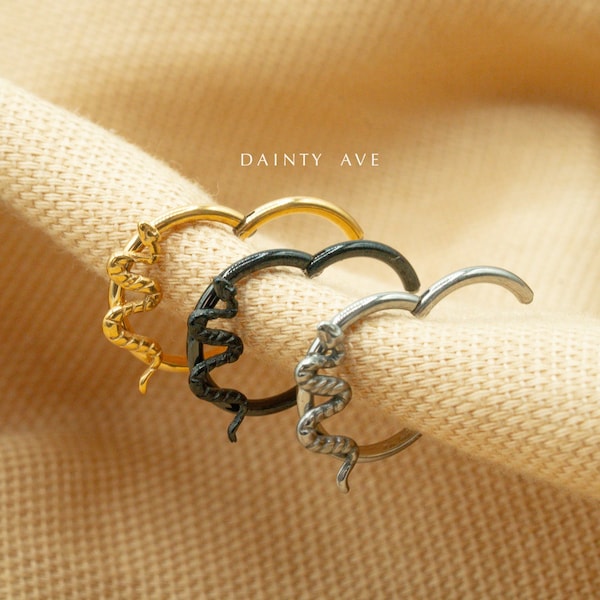 Snake Nose Ring - Etsy