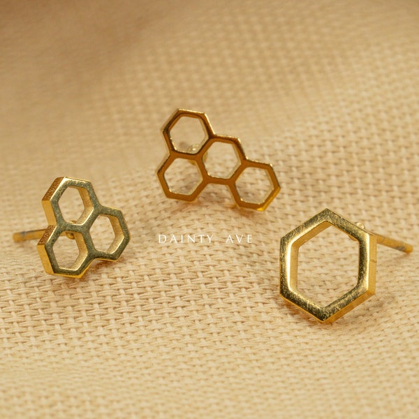 Gold Honeycomb - Etsy