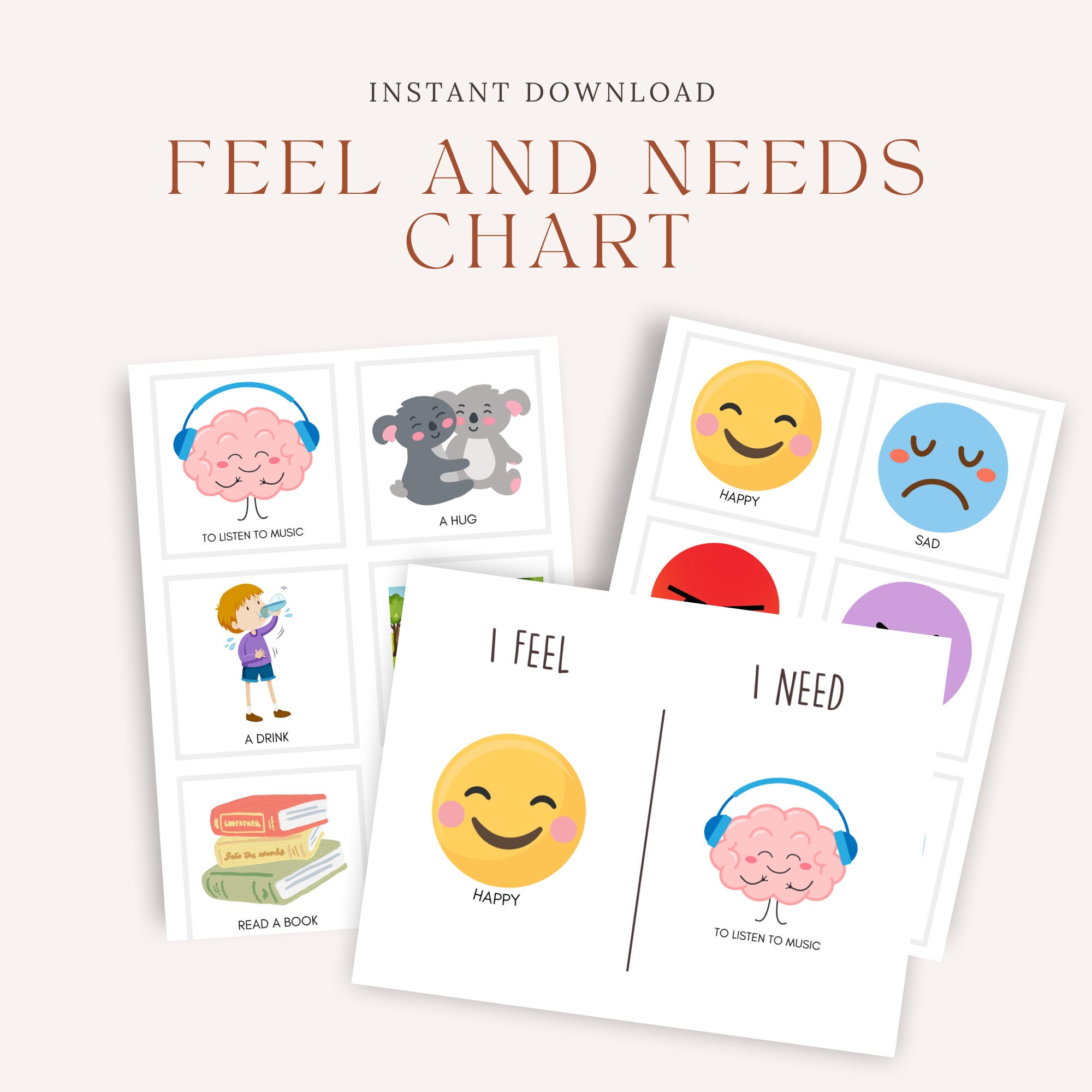 Self-regulation Posters for Classrooms, Printable Cute Printable ...