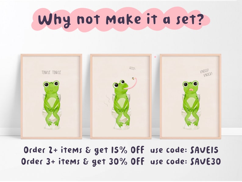 Downloadable Please Wash Your Hands Frog Bathroom Wall Art, Cute Kids ...