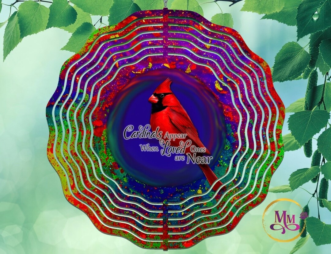 Digital Wind Spinner Design - Cardinal - Etsy