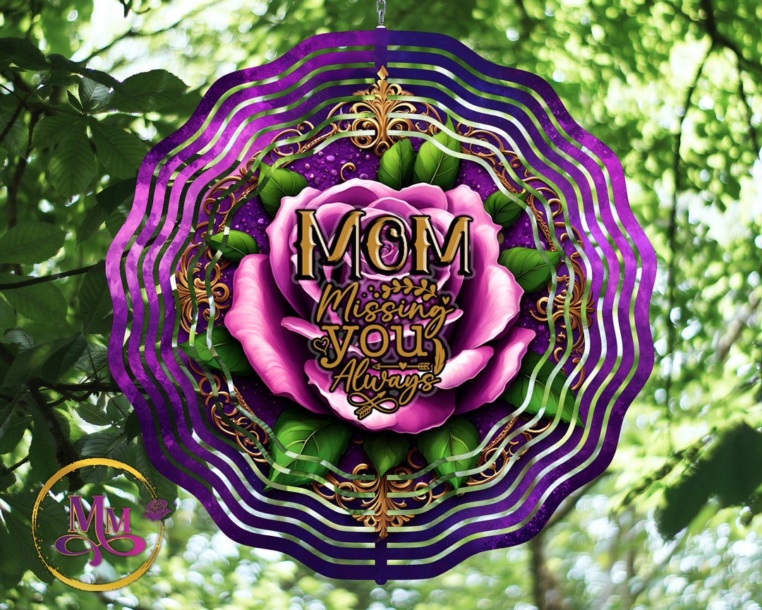 Mom Missing You Always/mom Bundle - Digital Png File - for Windspinners ...