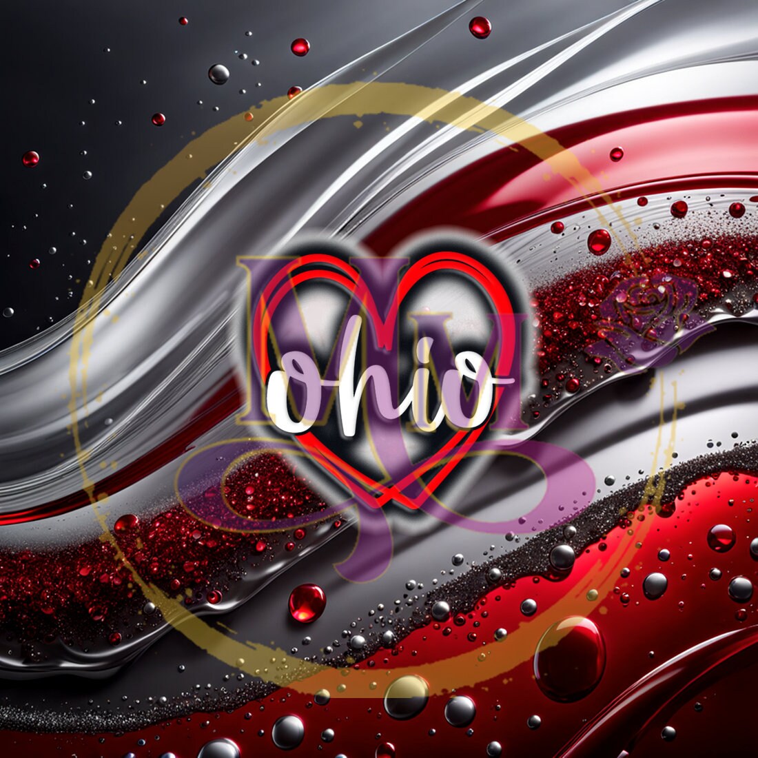 Ohio Heart Bundle - Digital Png Files - for Windspinners or Other ...