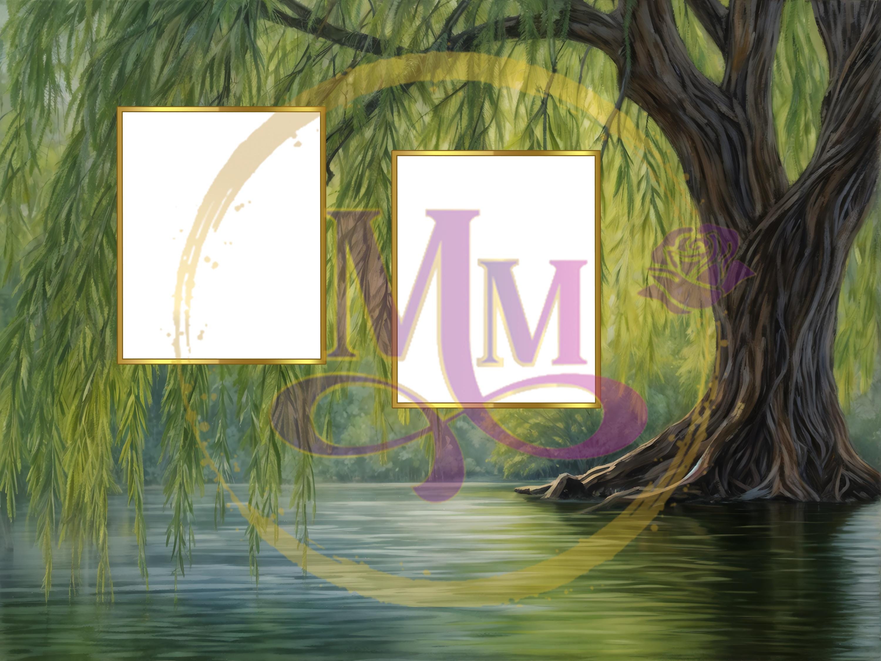 Weeping Willow Memorial Slate Bundle - Digital PNG File for Sublimation ...