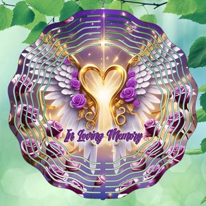 In Loving Memory Purple Roses - Png - Windspinner - Digital File - Etsy