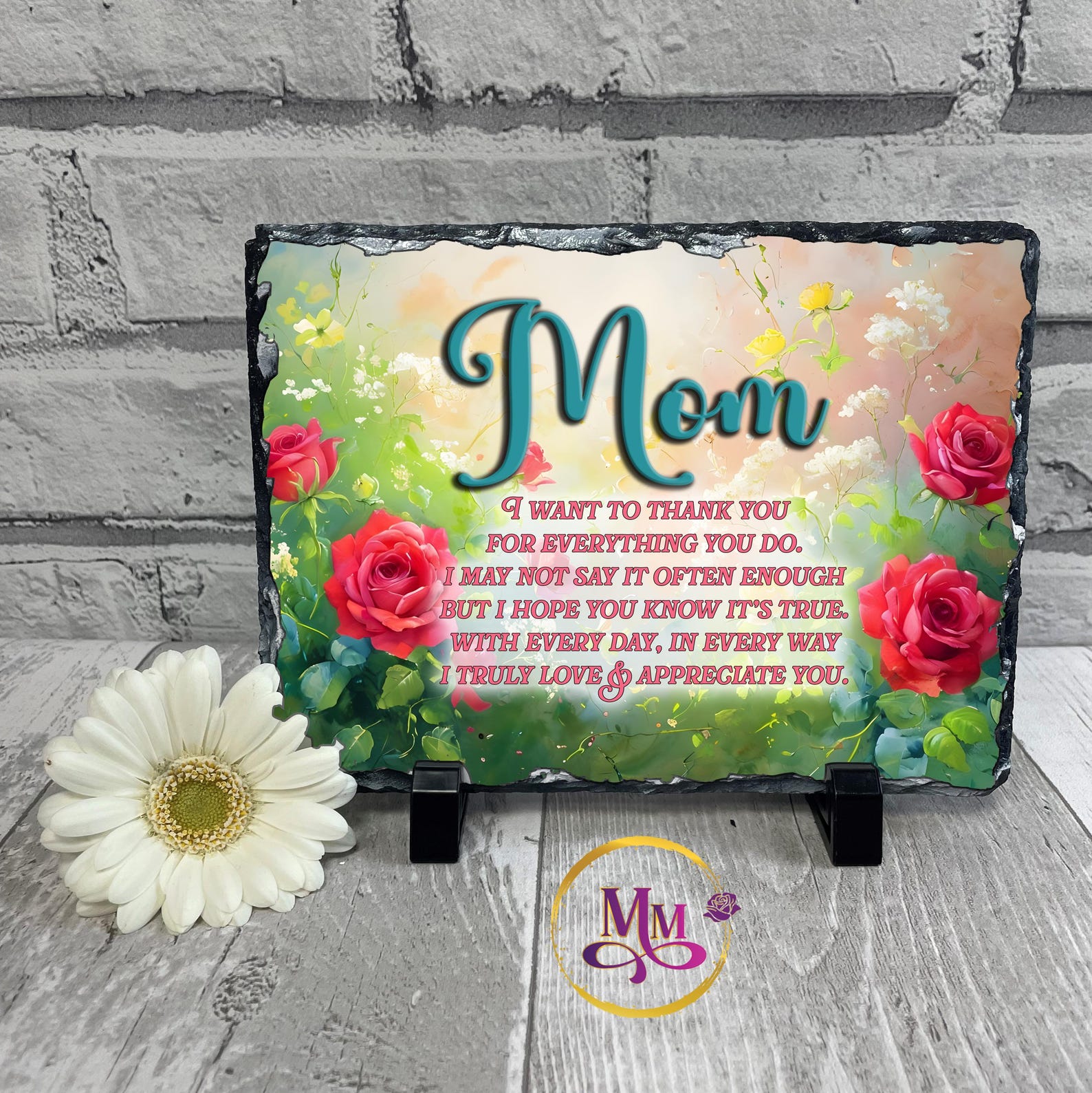 Mom I Want to Thank You - Slate - Digital PNG File for Sublimation ...