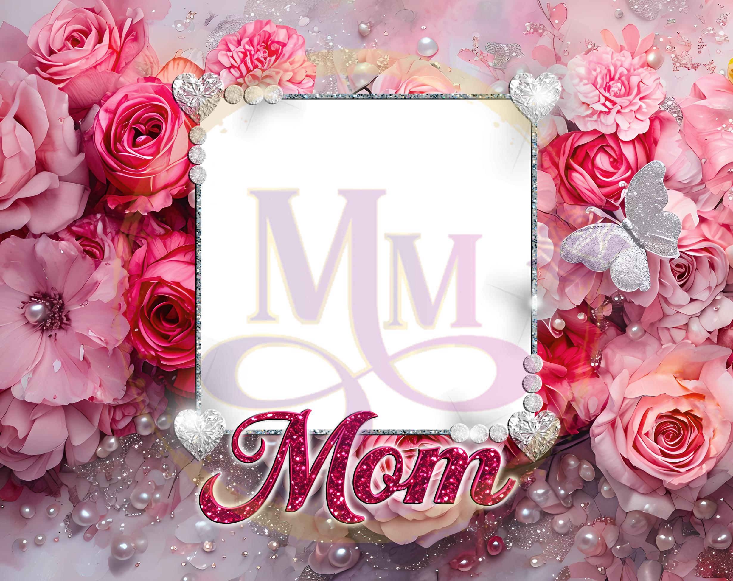 Mom/beautiful Memories - Slate Bundle - Add Your Photo - Digital PNG ...