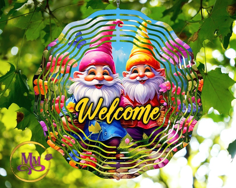 Welcome Gnomes Bundle- Digital Png Files - for Windspinners or Other ...