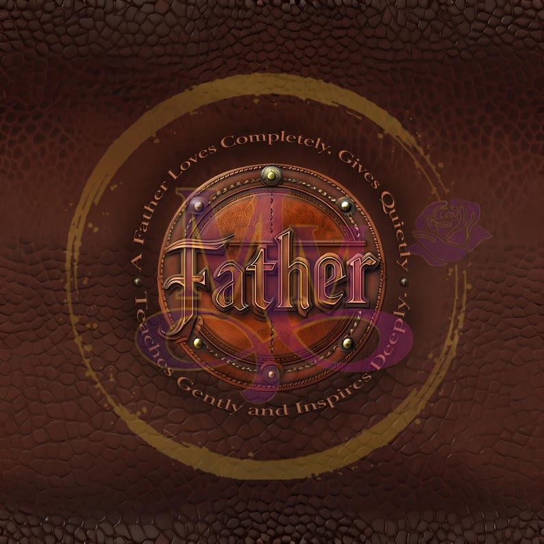 Father Leather - Digital Png File - for Wind Spinners or Other Products ...