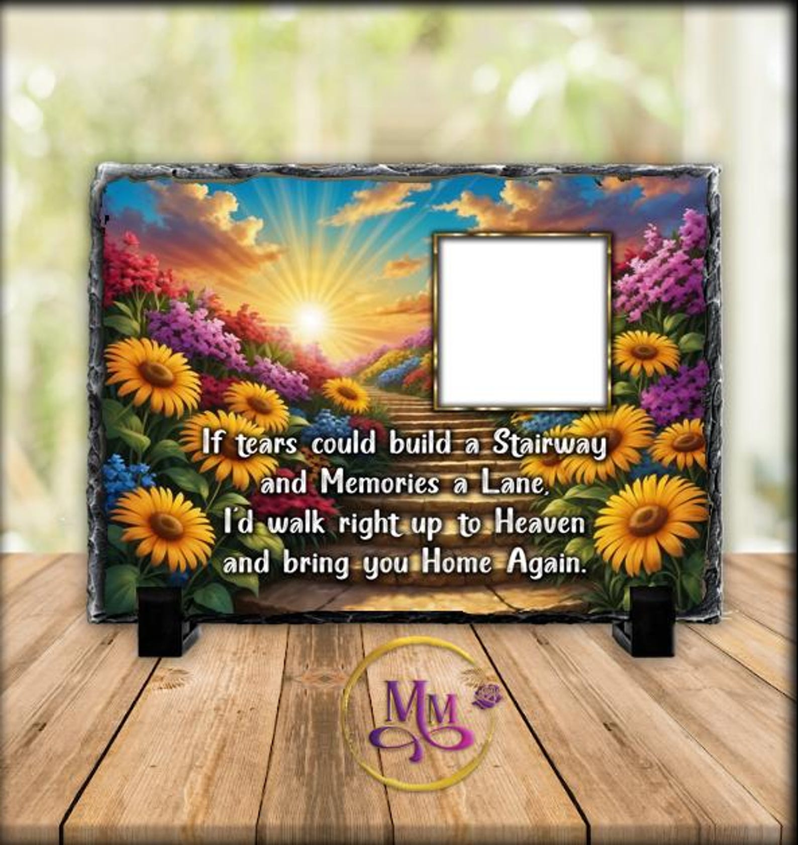 Stairway to Heaven/in Loving Memory - Memorial Slate Bundle - Digital ...